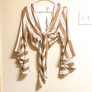 Tobi | Tops | Nwt Tobi Front Tie Blouse | Poshmark